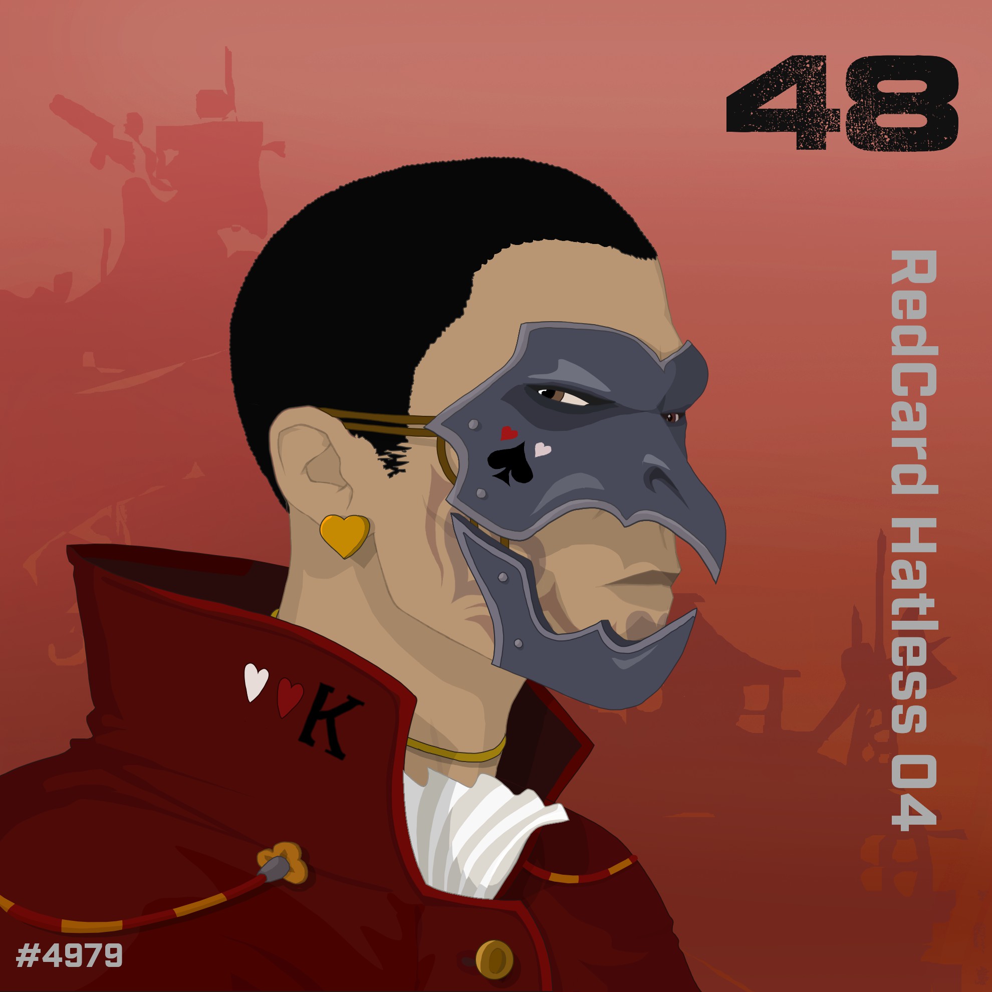 Avatar (PFP) series Redcards – MetaIsland a GameFi Metaverse crypto ...