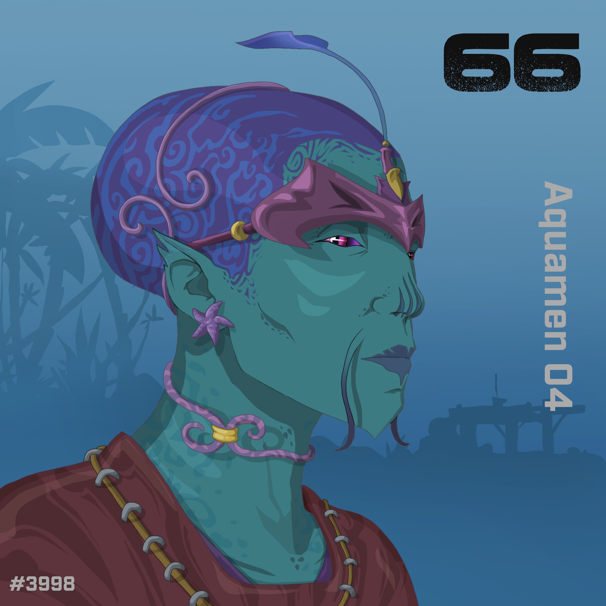 Avatar (PFP) NFT series Aquamen – MetaIsland a GameFi Metaverse crypto ...